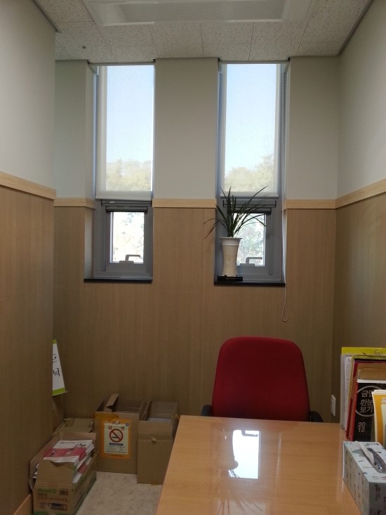 칼라유리로 작은 사무실 꾸미기 : 네이버 블로그