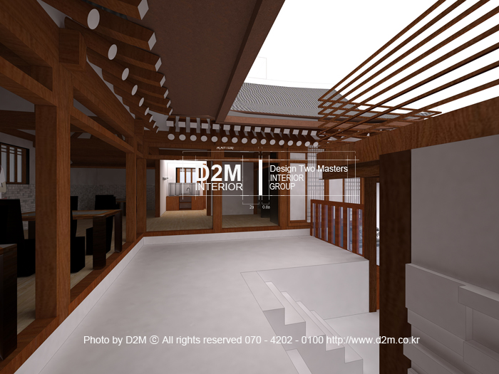 전통 한옥 컨셉 한식집 인테리어 디자인 시안 : 네이버 블로그