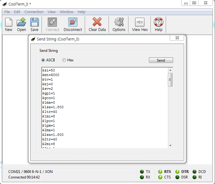 CoolTerm 사용방법 : 네이버 블로그
