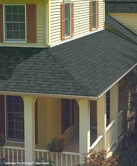 오웬스코닝 아스팔트슁글 지붕재 색상_검정색 (onyx black) 아스팔트싱글 색상 : 네이버 블로그