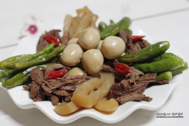 메추리알 쇠고기 장조림 맛있게 만드는법 모듬 장조림 네이버 블로그