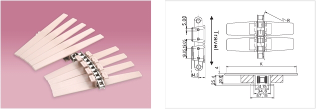 PLASTIC TOP PLATE CHAIN (60#) 플라스틱 탑 플레이트 체인 - (주)우진자동화 : 네이버 블로그