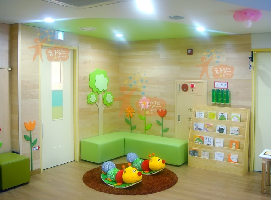 어린이집 현관 입구 환경구성 및 부모대기소파 : 네이버 블로그