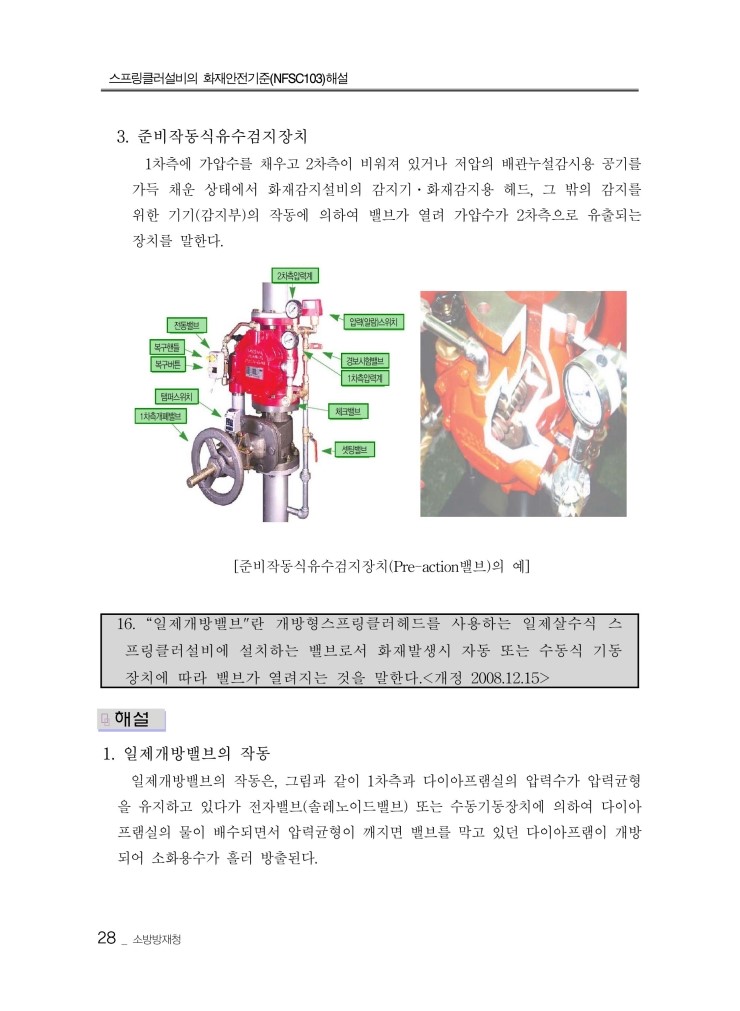 스프링쿨러 화재안전기준 스프링클러 화재안전기준 해설서 네이버 블로그