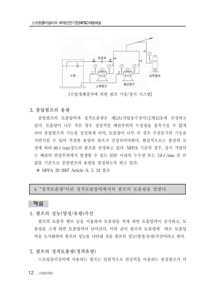 스프링쿨러 화재안전기준 스프링클러 화재안전기준 해설서 네이버 블로그