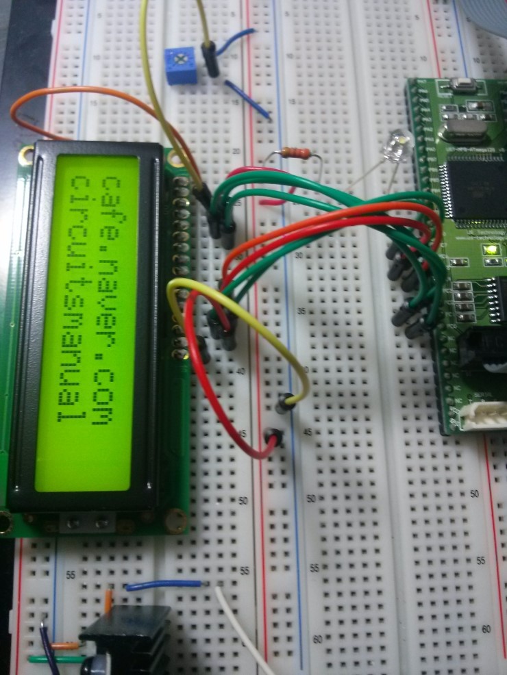 Atmega128 강좌 - CLCD(2) - CodeVision LCD 라이브러리 사용 : 네이버 블로그