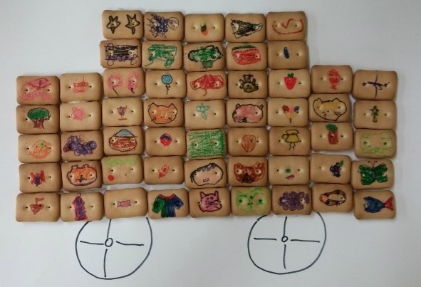 [건빵 그림]건빵꾸미기/만들기/미술활동/ 미술재료/공예작품/유치원미술수업 : 네이버 블로그