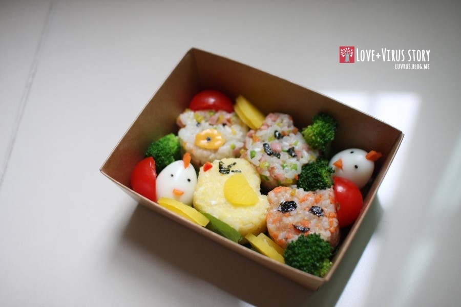 어린이집 소풍도시락. + 캐릭터 주먹밥 도시락 만들기. : 네이버 블로그