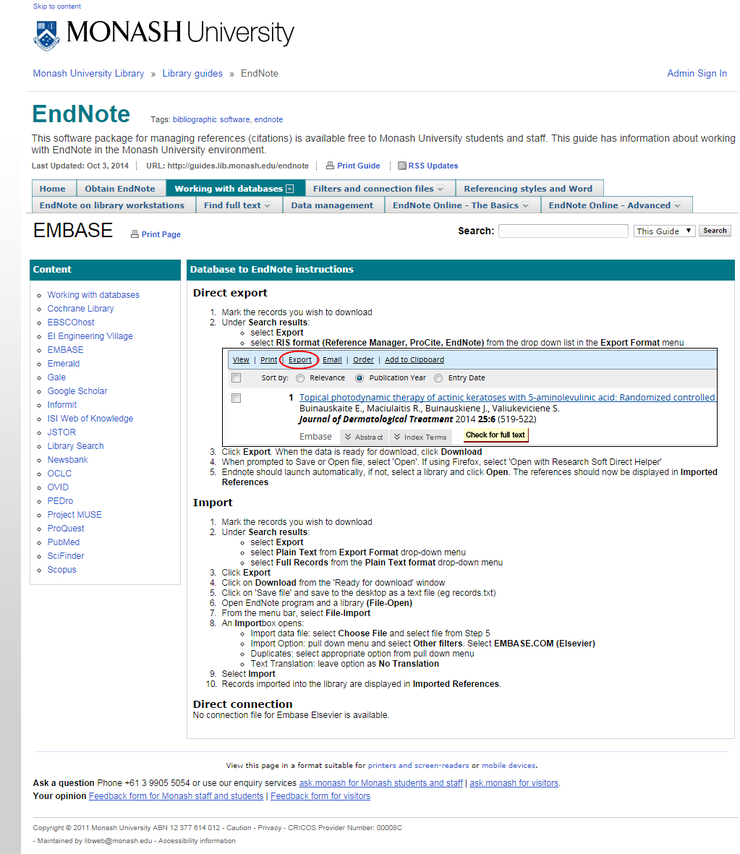 ENDNOTE 반입 반출(IMPORT EXPORT) - EMBASE, CNKI, Ovid Medline, CENTRAL(정리중) : 네이버 블로그