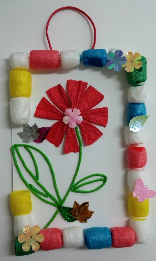 [청소년 미술강의]액자 /꽃/지끈/ 플레이콘/수업자료/꾸미기만들기수업 : 네이버 블로그