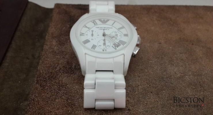 알마니시계줄 수리, 시계세척 - 엠포리오 아르마니 세라믹시계수리(AR1403) : 네이버 블로그