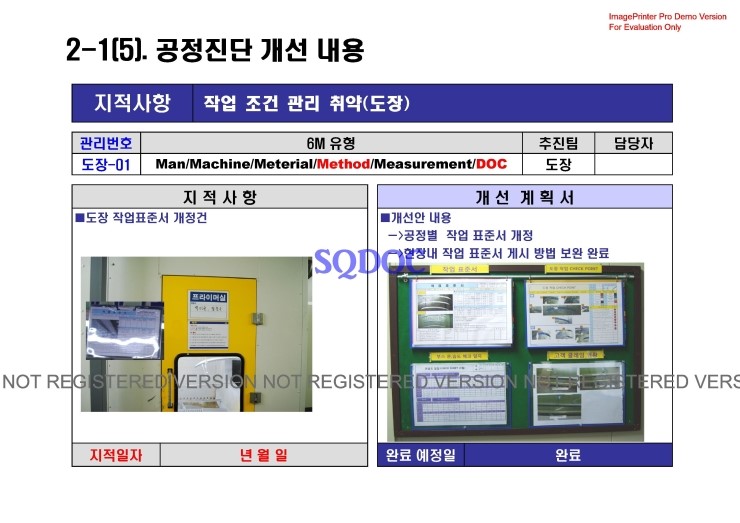 3정5s3정5행현장 현황판 작업표준서 개정 누락 개선원포인트one Pointq포인트품질급소중점관리 포인트 네이버 블로그