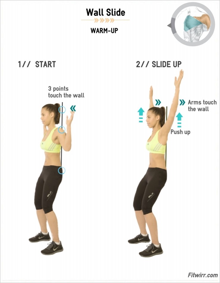 월 슬라이드 운동 Armon Wall slide (Scapular Stability) 견갑골 안정화 운동 : 네이버 블로그