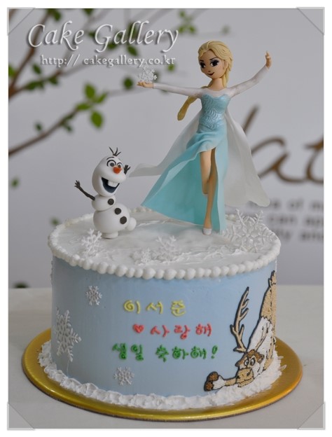 겨울왕국케익 겨울왕국 케이크 엘사케익 엘사케이크 올라프 스벤 유치원 생일케익 어린이집 생일케익 슈가