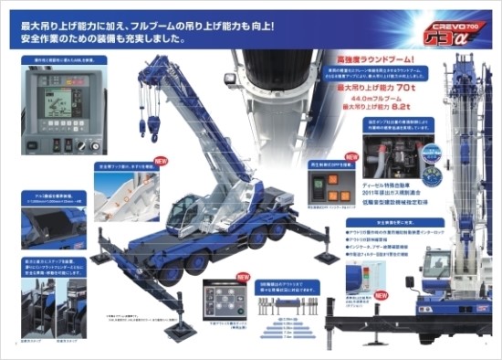 TADANO GR-700N 타다노 70톤크레인 제원표 : 네이버 블로그