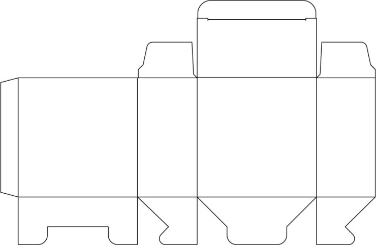 십자박스>전개도, 상자, 상자 전개도, 도면, 칼선,일반상자,도면 : 네이버 블로그