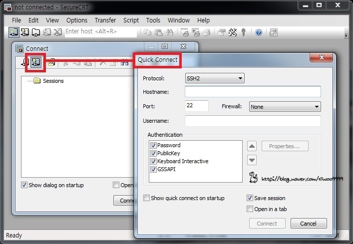 SecureCRT 사용하기 (최종) : 네이버 블로그