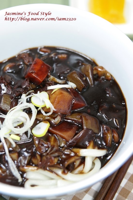 즉석에서 만드는 소고기 자장면 만들기/짜장면 만드는법 : 네이버 블로그