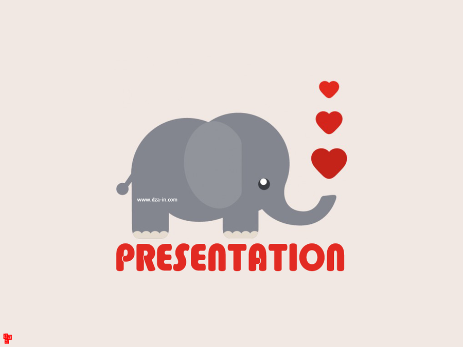 무료 귀여운 Ppt 테마 디자인과 예쁜 파워포인트 테마 33 러블리코끼리 네이버 블로그