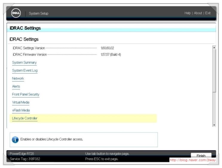 DELL Server iDRAC 설정 및 사용방법 : 네이버 블로그