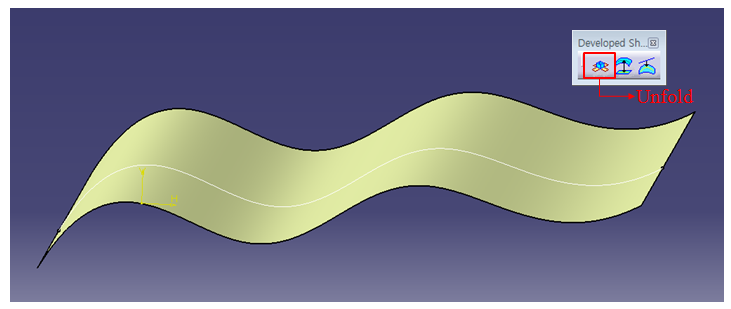 카티아(CATIA) 서피스 디자인(Surface Design) 펼치기 기능(Unfold) : 네이버 블로그