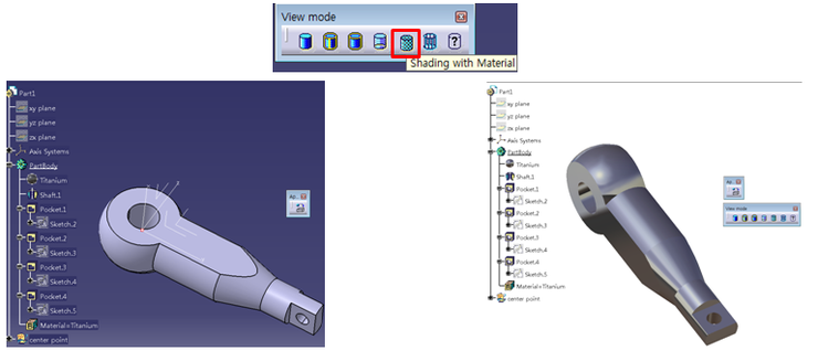 카티아 V5(CTIA) 재질부여(Apply Material) 방법 소개 : 네이버 블로그