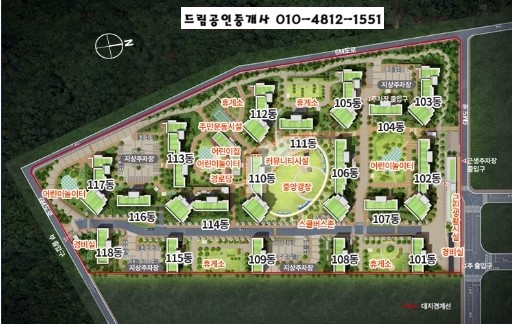 구미문성파크자이 단지 및 동호수 배치도입니다 네이버 블로그