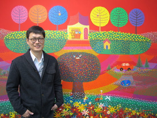 행복을 전달하는 화가 김덕기 작가의 작품 세계와 그림 가격 네이버 블로그