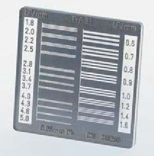 Resolution Phantom, line phantom, MTF, lp/mm, 해상력챠트, Resolution pattern ...
