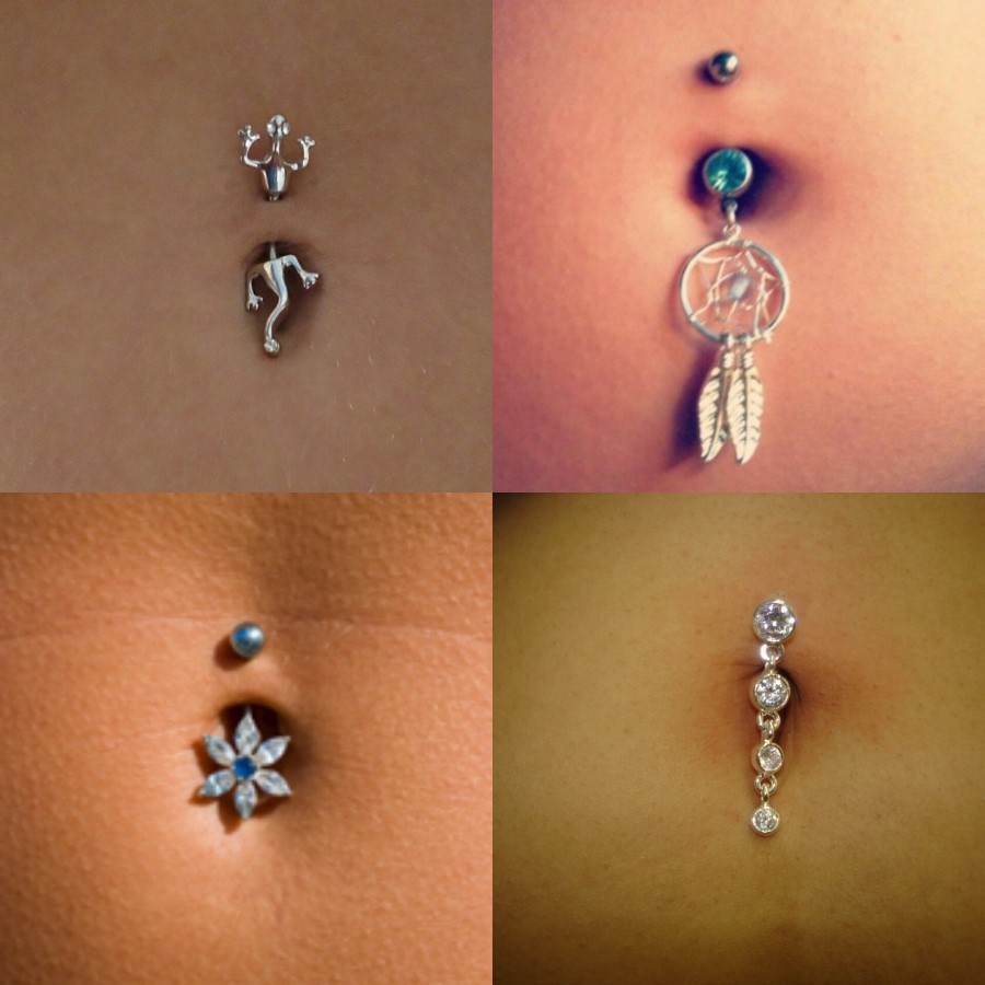 배꼽피어싱 관리 후기 및 유지 1년 후 Navel Piercing Belly Button Piercing 네이버 블로그