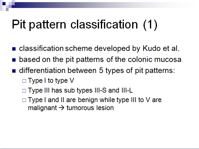 상피 표면 점막 구조 분류, Kudo classification : 네이버 블로그