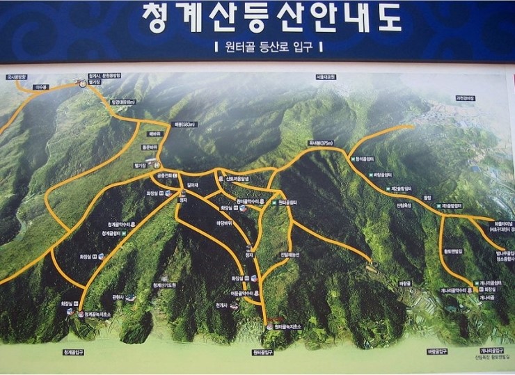 서울과천의왕성남 청계산 등산지도 청계산 등산코스청계산 산행지도 네이버 블로그