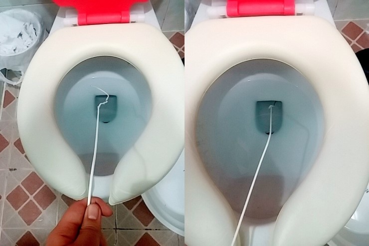 변기 막혔을때 뚫는법 샴푸옷걸이콜라페트병 네이버 블로그