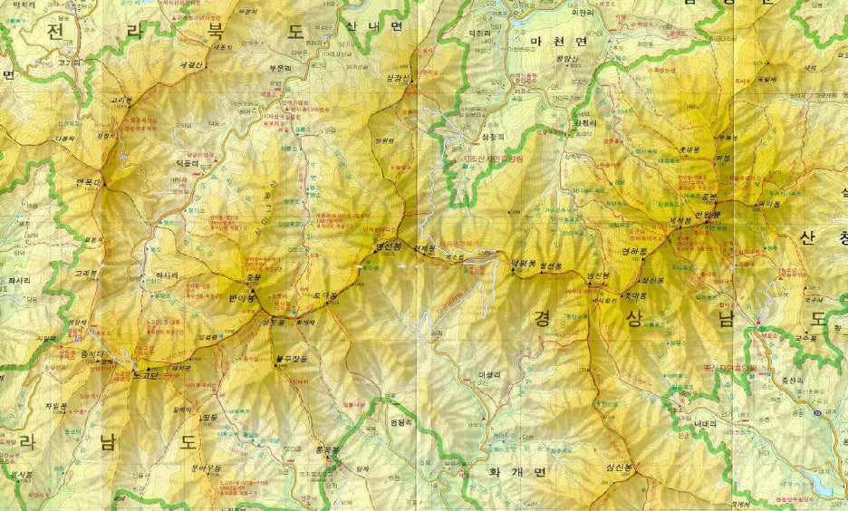 지리산 등산지도 - 지리산 종주, 천왕봉, 노고단, 삼신봉, 바래봉 등산지도 : 네이버 블로그