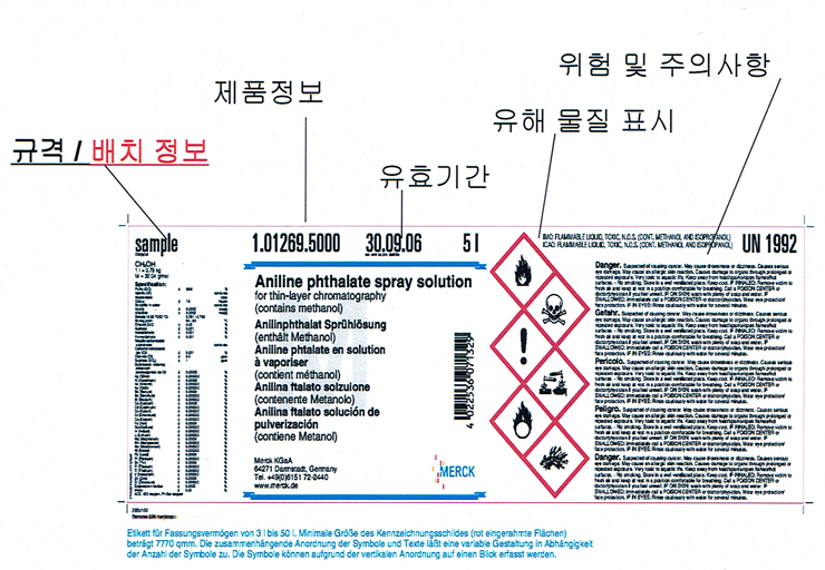 Merck / 머크 COA (분석성적서)와 MSDS(물질안전보건자료)의 특징과 보는 방법 : 네이버 블로그