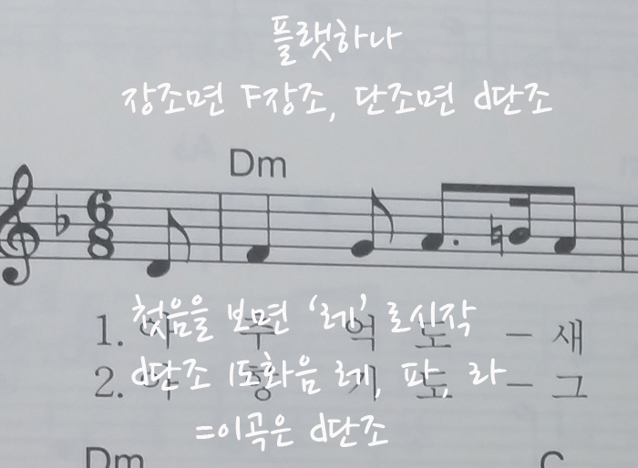 장조 단조 구분법 첫음보고 쉽게 알아볼수 있어요 네이버 블로그