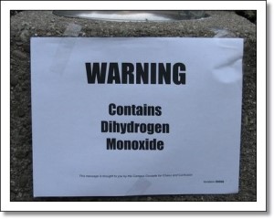 유사 이래 가장 오래된 위협, 디하이드로젠 모노옥사이드 (Dihydrogen Monoxide, DHMO) : 네이버 블로그