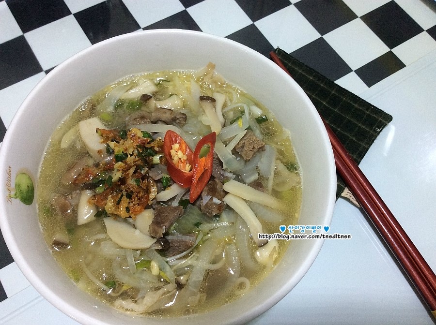 백종원 쌀국수 레시피 만드는법 맛있어요 네이버 블로그