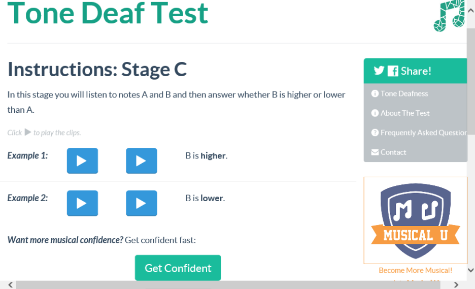 음치 테스트 사이트 Tone Deaf Test : 네이버 블로그