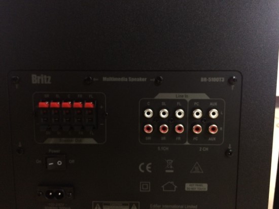 [5.1채널 스피커설치] 브리츠br5100t3 5.1스피커 설치하기 : 네이버 블로그