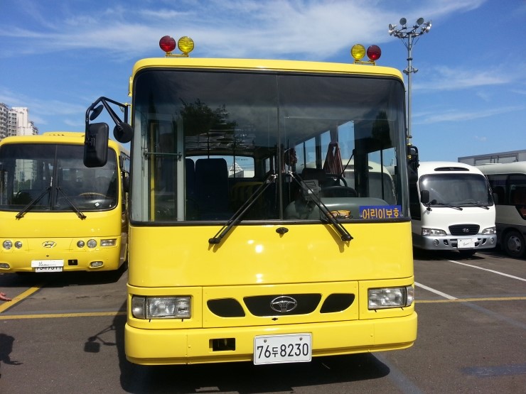 어린이통학버스/어린이보호차량-대우버스35인승BS090어린이전용버스67인승 : 네이버 블로그