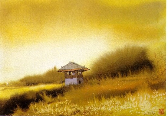 화가 고찬용 화백의 작품 서양화수채화풍경화겨울풍경 네이버 블로그