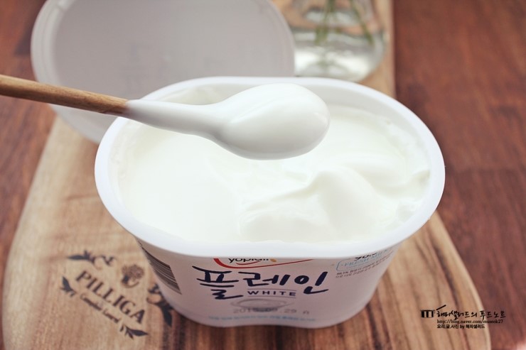플레인요거트건강레시피 요플레 플레인화이트로 만드는 그리스김치 차즈키 네이버 블로그