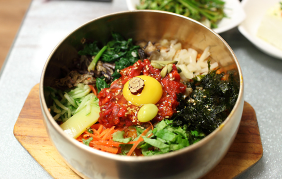 비빔밥 칼로리, 콩나물 비빔밥, 육회 비빔밥, 만드는 법 : 네이버 블로그