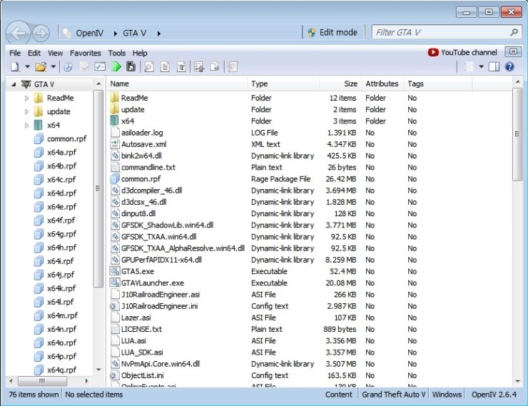[GTA5 PC] 모드를 적용시켜보자! 그 첫 번째! [Open IV] : 네이버 블로그
