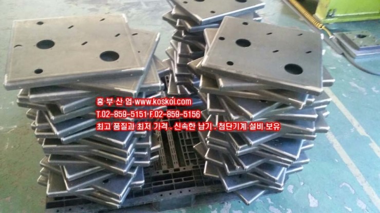 Egi 갈바판 펀칭nct 주문제작steel Box 뚜껑 판 제작스틸판을 이용한 커버가공원형타공피스타공nct가공정밀