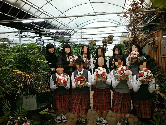 포항 환호여자중학교 진로체험 특강 포항 예쁜 꽃집 포항 플라워수업 원데이클래스 포항 자유학기제 네이버 블로그