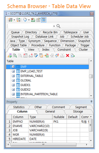 웨어밸리에서 만든 DB 관리툴 Orange For Oracle : 네이버 블로그