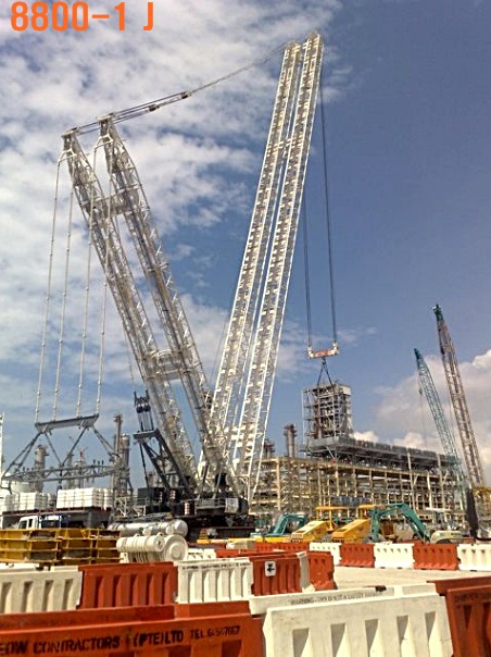 크롤러 크레인 TEREX DEMAG CC 8800-1 1600톤 제원 및 특징 : 네이버 블로그