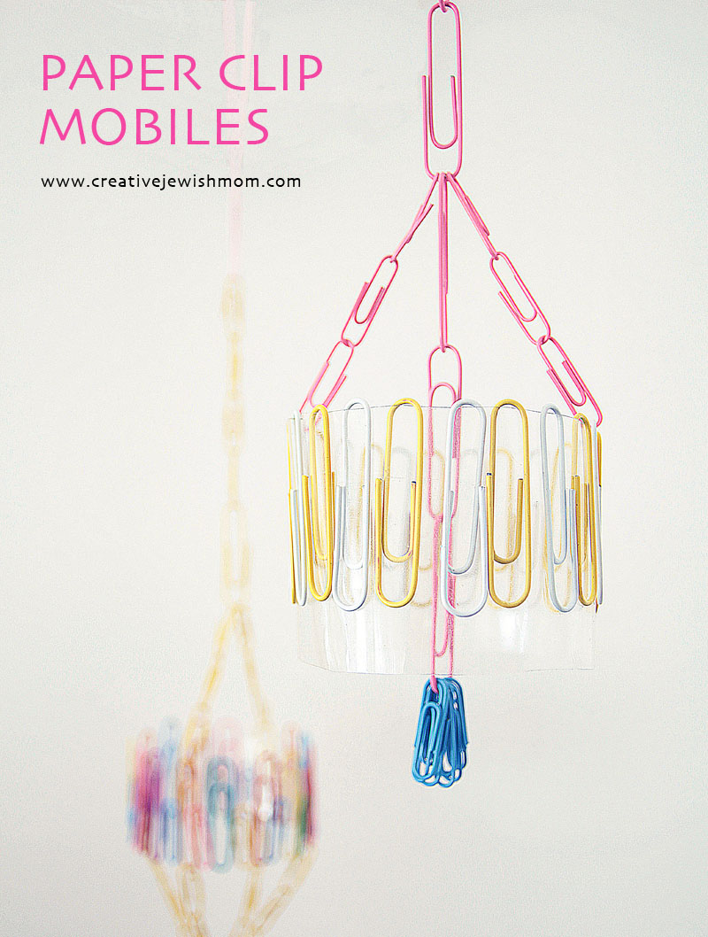 엄마표미술놀이 ㅣ 유아미술 ㅣ 유아영어미술 : 클립으로 모빌만들기(PAPER CLIP MINI MOBILES) : 네이버 블로그